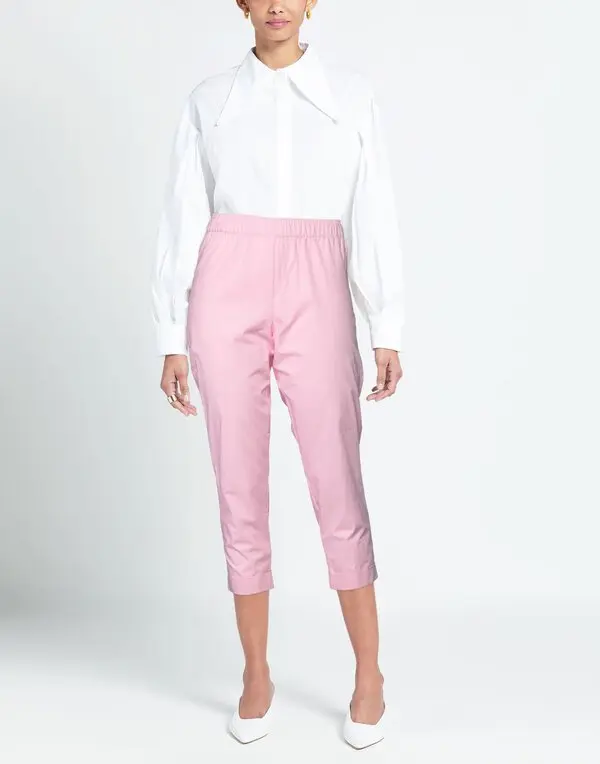SEMICOUTURE Cotton Poplin Tapered Pants