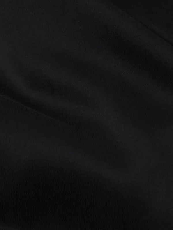 Lunya Washable Silk High-rise Pants 2-piece Pajama Set - Immersed Black