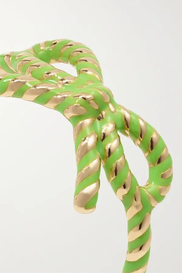 Alison Lou Streamer 14-karat And Enamel Ring