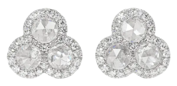 DAVID MORRIS 18-karat White Diamond Earrings - Gold