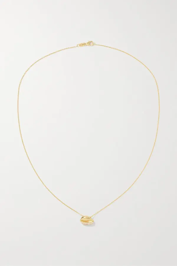 ALMASIKA Le Cauri Endiamanté 18-karat Diamond Necklace