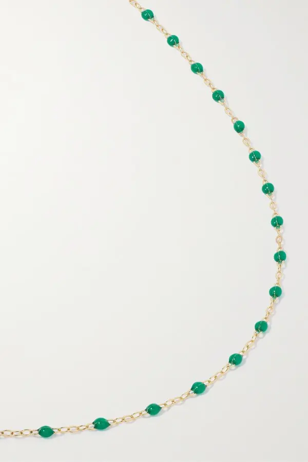 Gigi Clozeau Classic Gigi 18-karat And Resin Anklet