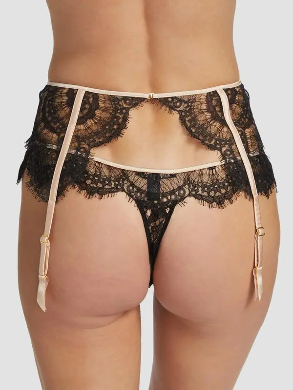 Kiki De Montparnasse Art Deco Eyelash-lace Garter