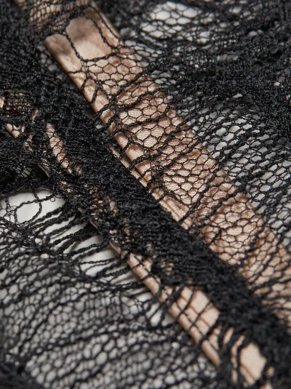 Kiki De Montparnasse Art Deco Eyelash-lace Garter