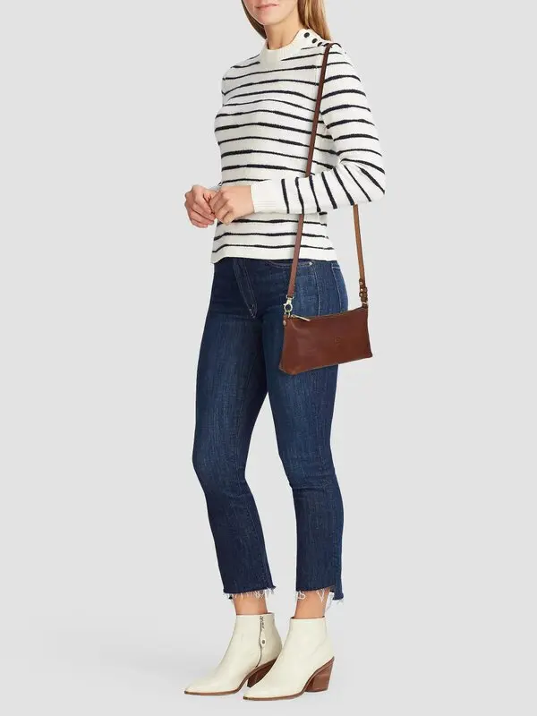 Il Bisonte Salina Leather Shoulder Bag
