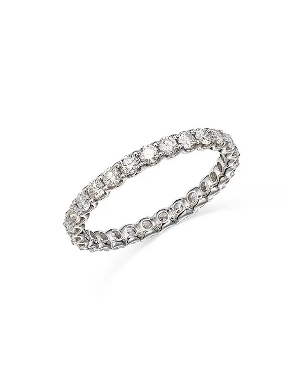 Bloomingdale'S Diamond Eternity Band, 1.0 Tcw - White