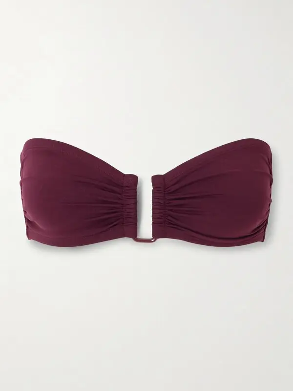 ERES Les Essentiels Show Bandeau Bikini Top - Burgundy