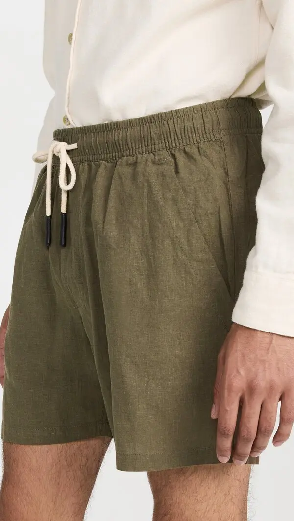 Oas Linen Blend Shorts