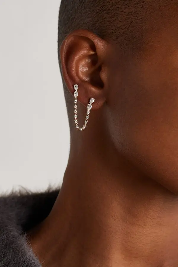 ANITA KO Daphne 18-karat Rose Diamond Single Earring