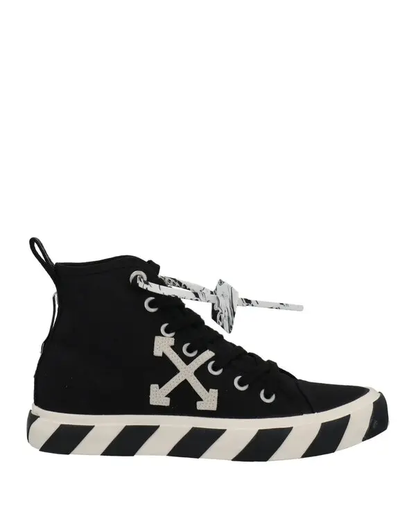 OFF-WHITE™ Off- Sneakers Size Textile Fibers, Soft Leather