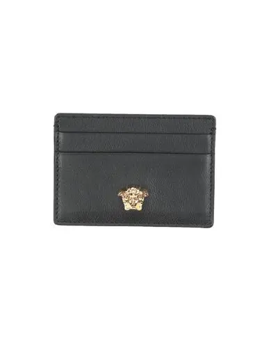 Versace Document Holder Soft Leather - Black