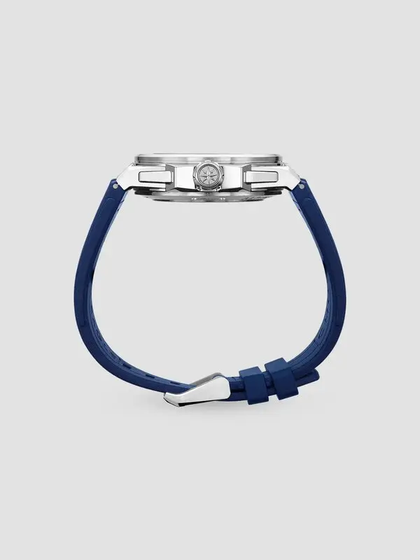 Chopard Alpine Eagle Stainless Steel & Rubber Extra-large Chronograph Leather Strap Watch - Sapphire