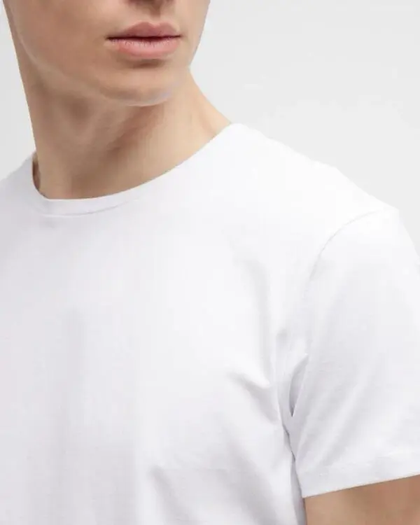 Monfrère Apos;s Dann Solid Crew T-shirt - Blanc