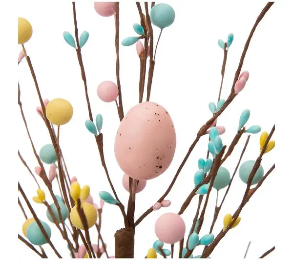 GLITZHOME Easter Egg Table Top Tree