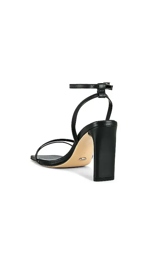 TONY BIANCO Corso Strappy Square Toe High Heel Sandals - Black Nappa