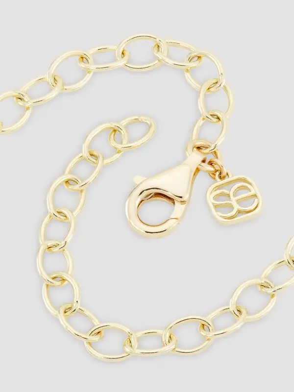 SYDNEY EVAN Open Icon 14k & Diamond Charm Necklace