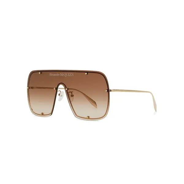 Alexander McQueen Oversized Aviator-style Sunglasses