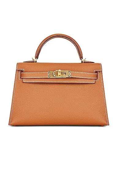 Hermès Mini Gold Epsom Kelly 20 Bag