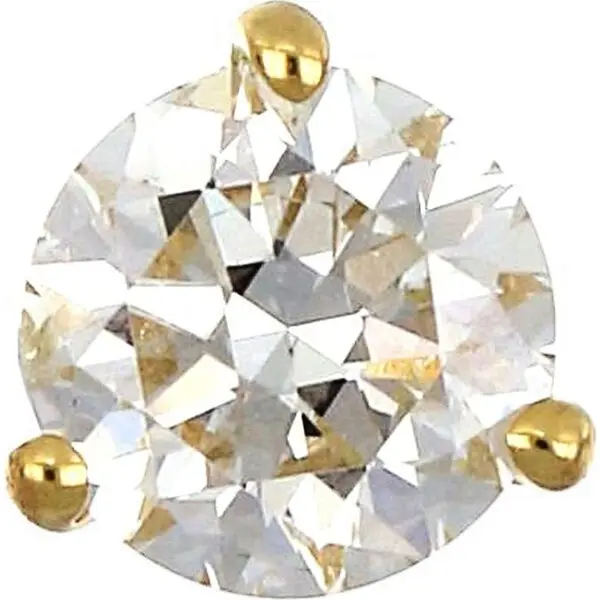 Bony Levy Single Diamond Stud Earring - Yellow Gold