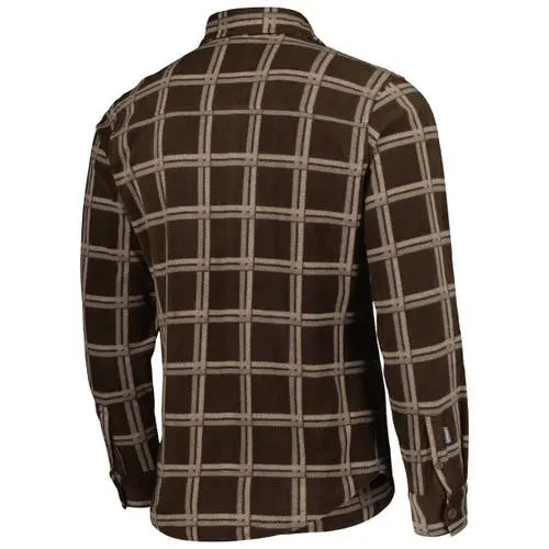 ANTIGUA Cleveland Browns Heavyweight Flannel Shirt Jacket
