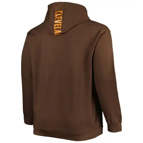 Profile Cleveland S Big & Tall Logo Pullover Hoodie