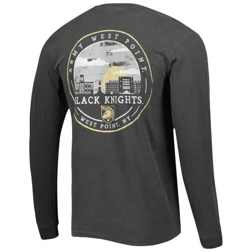 IMAGE ONE Army Knights Circle Campus Scene Long Sleeve T-shirt