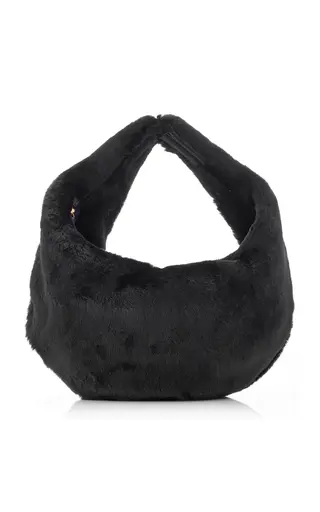 Khaite Olivia Medium Shearling Hobo Bag