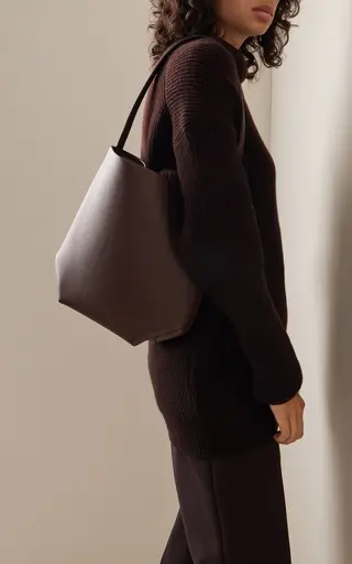THE ROW Park Medium North/ South Leather Tote Bag