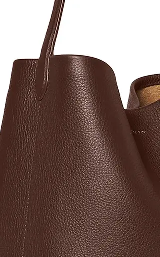 THE ROW Park Medium North/ South Leather Tote Bag