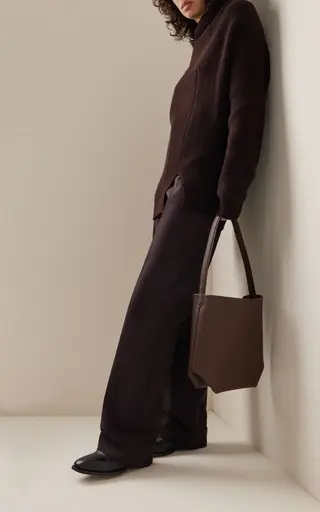THE ROW Park Medium North/ South Leather Tote Bag