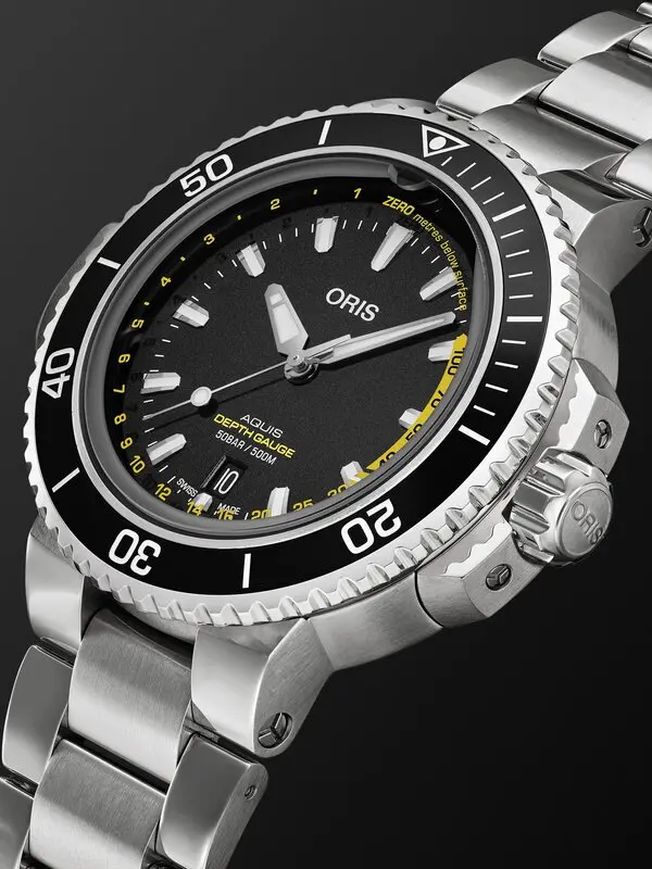 ORIS Aquis Depth Gauge Automatic Stainless Steel Watch
