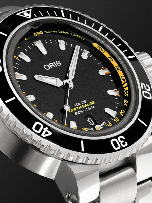 ORIS Aquis Depth Gauge Automatic Stainless Steel Watch