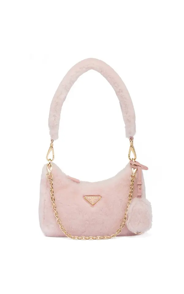 Prada Shearling Mini Bag