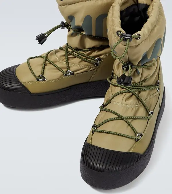 Moon Boot Logo Snow Boots - Green