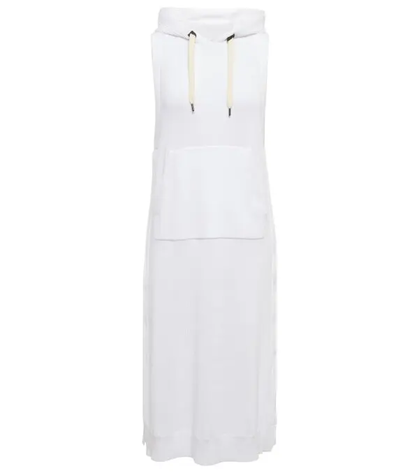 Brunello Cucinelli Hooded Midi Dress