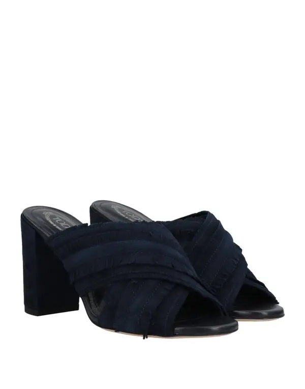 TOD'S Leather Sandals - Blue