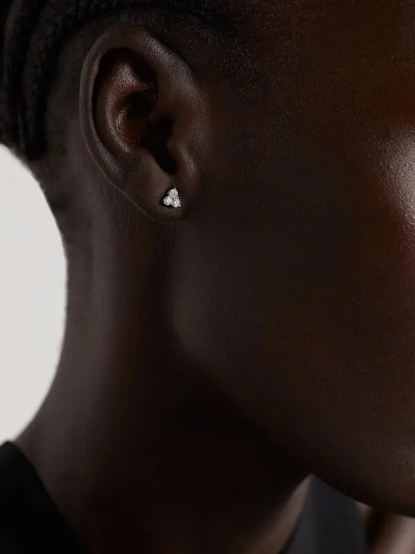 ANITA KO Trillion Diamond Earrings