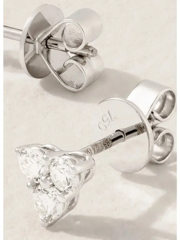 ANITA KO Trillion Diamond Earrings