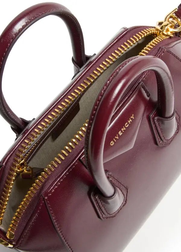 Givenchy Mini Antigona Bag - Burgundy