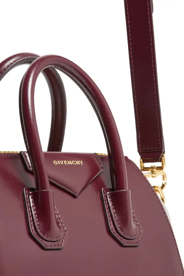 Givenchy Mini Antigona Bag - Burgundy