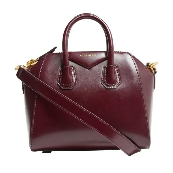 Givenchy Mini Antigona Bag - Burgundy