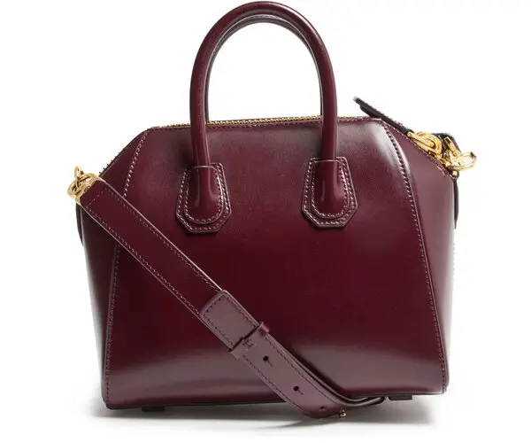 Givenchy Mini Antigona Bag - Burgundy
