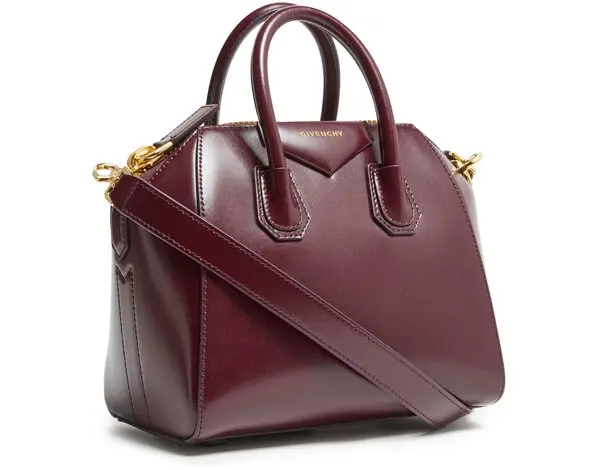 Givenchy Mini Antigona Bag - Burgundy