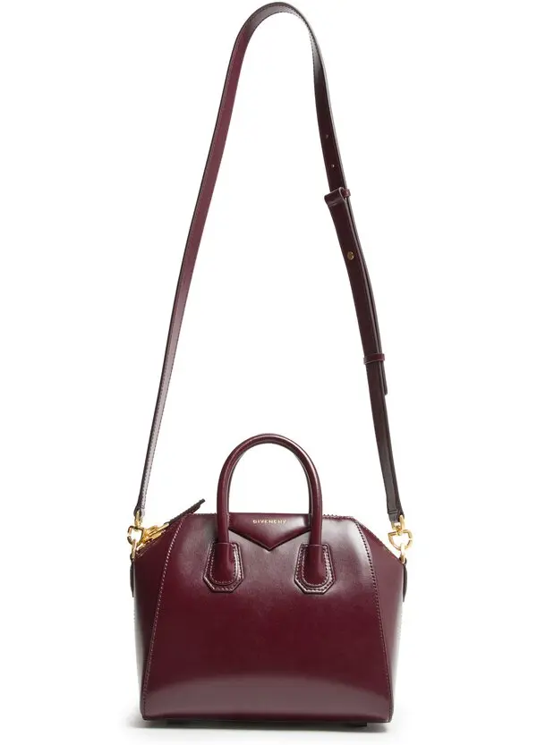 Givenchy Mini Antigona Bag - Burgundy