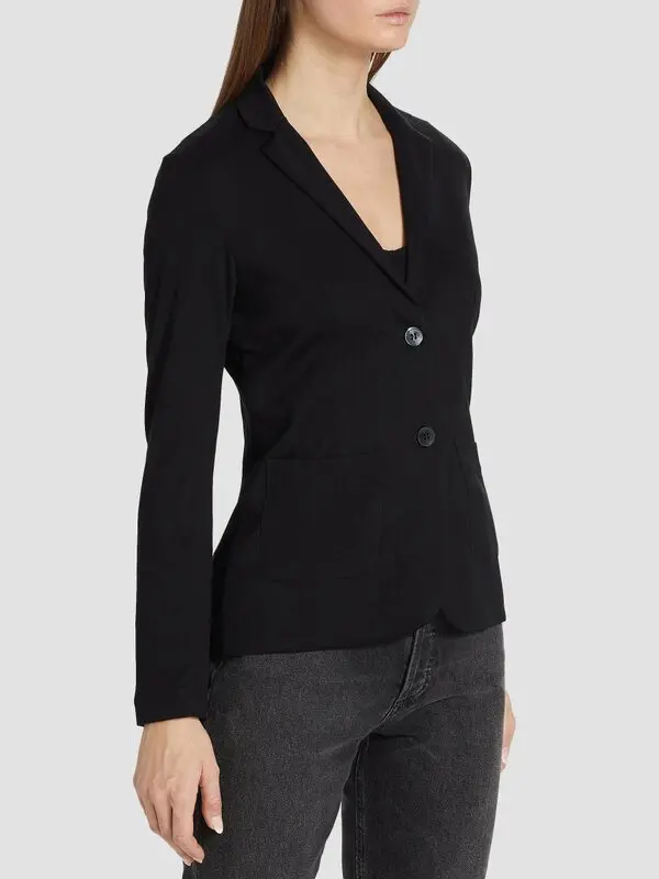 Majestic Filatures Soft Touch Two-button Blazer