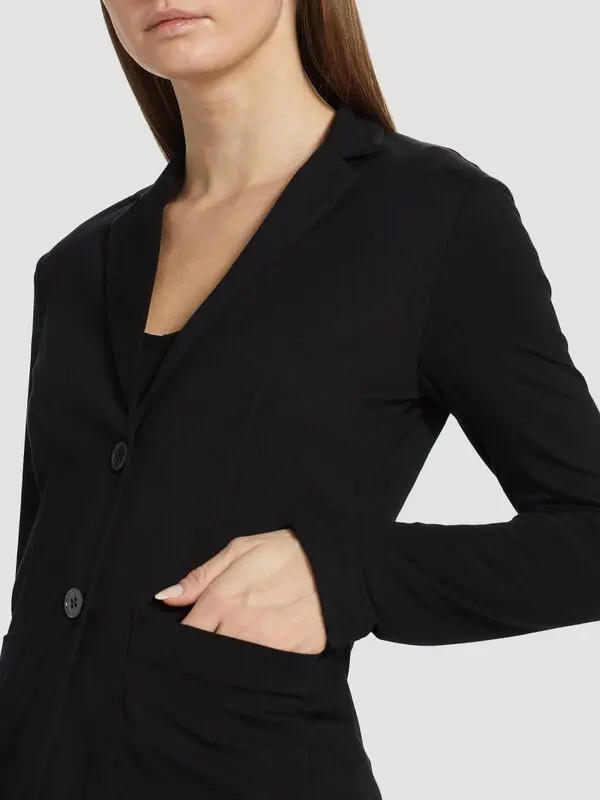 Majestic Filatures Soft Touch Two-button Blazer