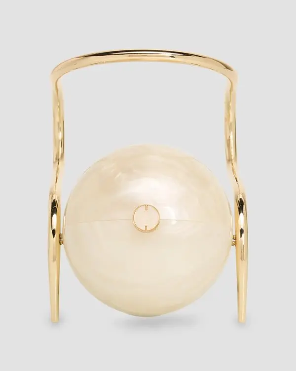 Cult Gaia Pearl Top Handle Bag - Ivory