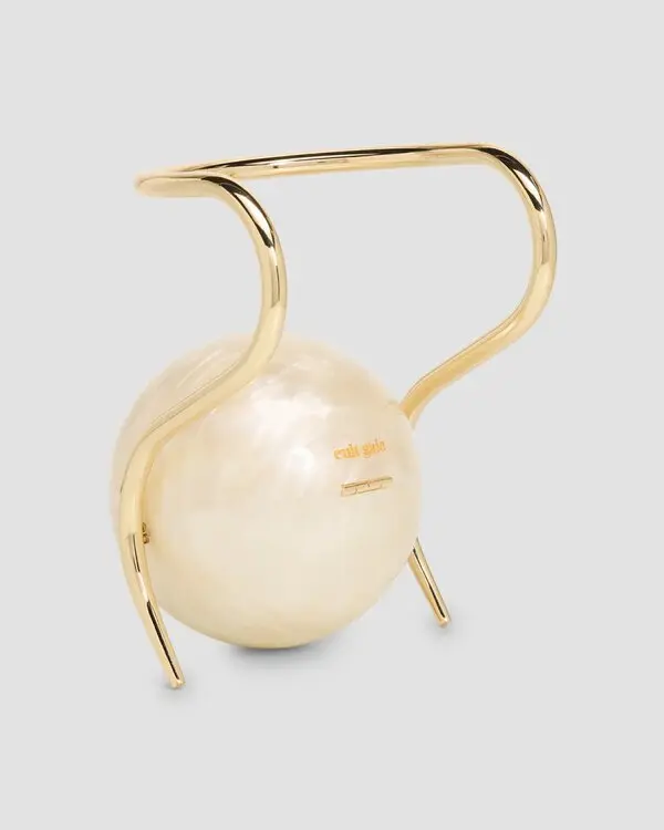 Cult Gaia Pearl Top Handle Bag