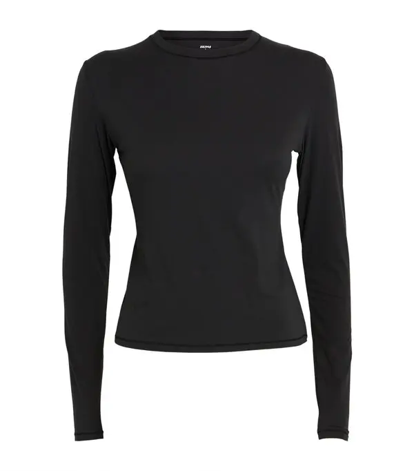 SKIMS Long-sleeved T-shirt - Black