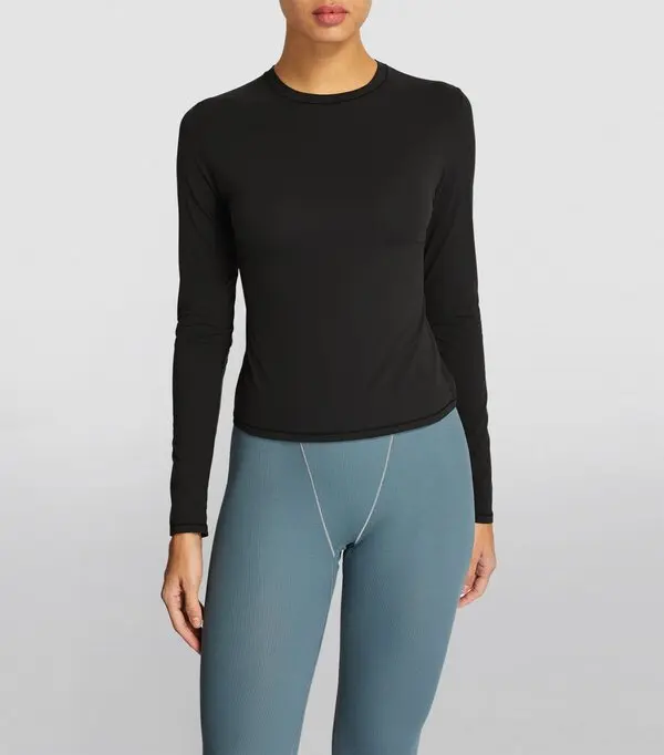 SKIMS Long-sleeved T-shirt - Black